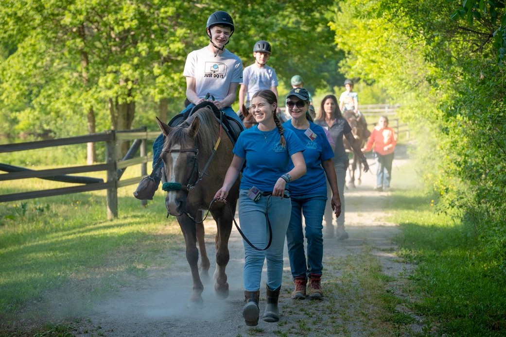 Gaining Strength on Horseback - Fieldstone Farm Therapeutic Riding Center